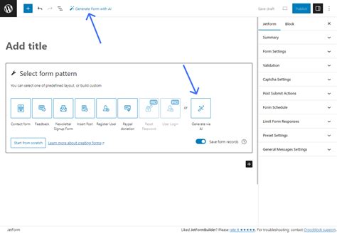 How To Generate Forms With Open Ai Crocoblock