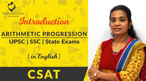 introduction arithmetic progression csat in english upsc and all