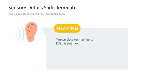 Sensory Details PowerPoint Template Google Slides