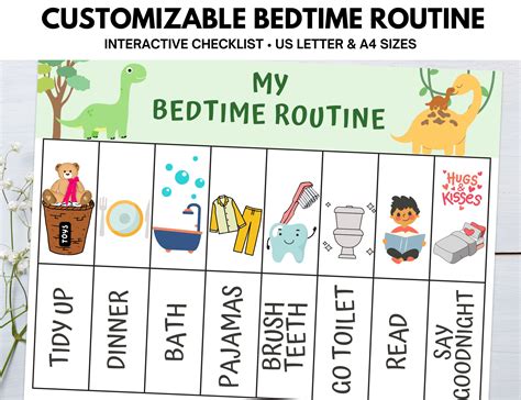 Bedtime Routine Clipart