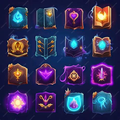 Premium Ai Image Old Magic Book Game Ai Generated Gui Fantasy Education Object Wizard