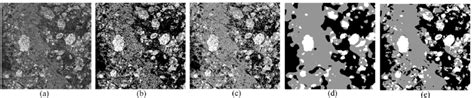 test 1 a original radarsat 1 image segmentation using b k means