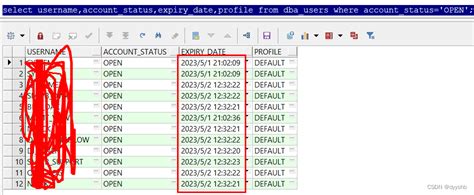 Oracle用户密码过期，修改永不过期oracle修改密码永不过期 Csdn博客