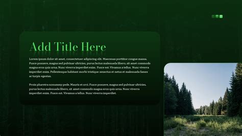 Free Forest Powerpoint Template Slidebazaar