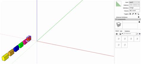 Arraying Different Models Sketchup Sketchup Community