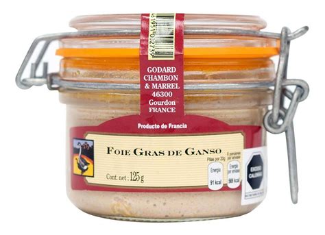 Foie Gras Godard Ganso 125 G Mercadolibre