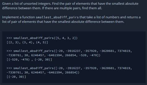 Solved Given A List Of Unsorted Integers Find The Pair Of Chegg