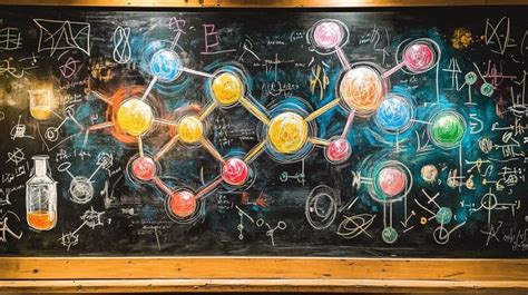 Free Colorful Chemistry Board Image Chemistry Education Colorful