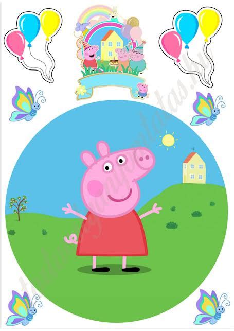 Torta Ostya Peppa Malac A4 2 Cukrászati Kellékek Webáru