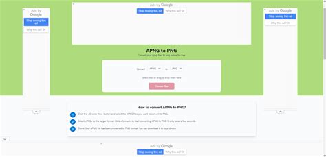 몇 번의 클릭으로 압축기 APNG 온라인 간단한 도구