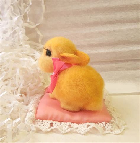 Toys Felt Felting Wool Handmade крольчонок игрушка из шерсти валяная
