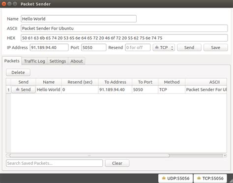 网络数据包发送接收工具 Packetsender Freeoa