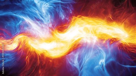 Plasma Reactions Turbulence Patterns Highlighted Fluid Dynamics And Heat Transfer Visuals Stock