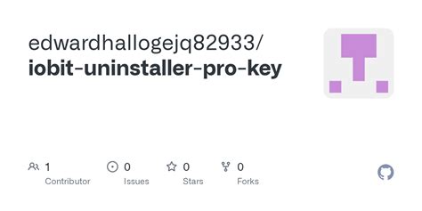 GitHub Edwardhallogejq Iobit Uninstaller Pro Key