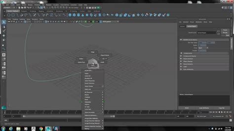Maya Extrude Face Along Path - YouTube