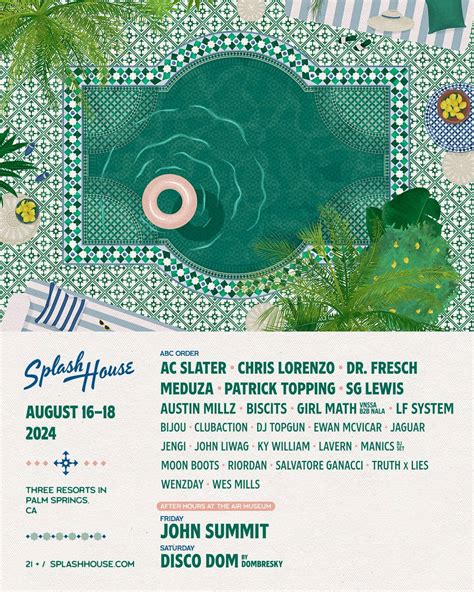 Splash House 2026 Dance Festival In Palm Springs California Grooveist