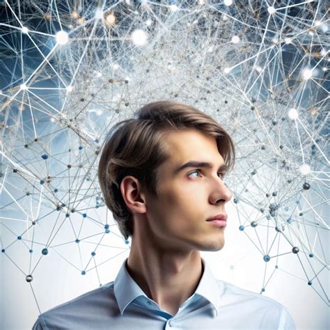 Close Up Man Robotic Process Automation Concept Premium Ai Generated Image