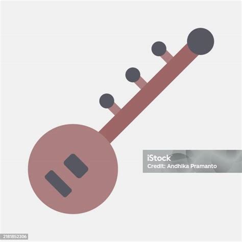 아이콘 시타르 디왈리 축하 요소 플랫 스타일의 아이콘입니다 인쇄물 포스터 로고 장식 인포그래픽 등에 적합합니다 0명에 대한 스톡 벡터 아트 및 기타 이미지 Istock