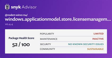 Nodert Win10 Rs4windowsapplicationmodelstorelicensemanagement