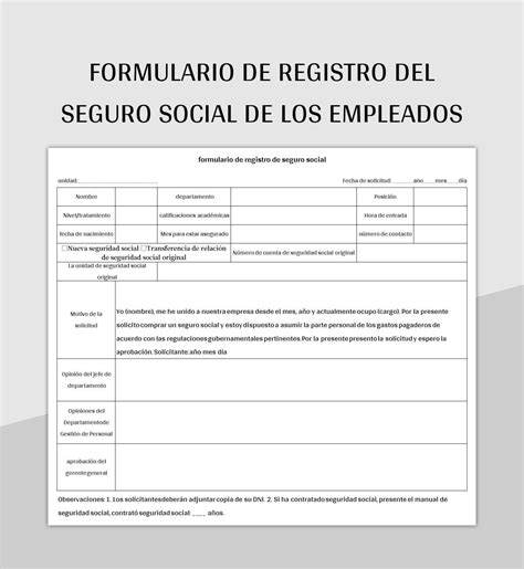 Hoja De Trabajo De Seguridad Social Imprimible