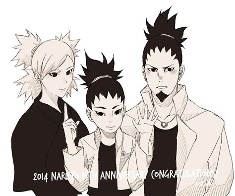 Temari Nara Shikamaru And Nara Shikadai Naruto And More Drawn By Parpar Kimwu Danbooru
