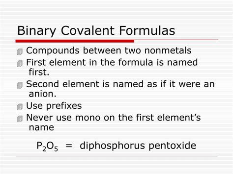 Ppt Chemical Formulas Covalent Powerpoint Presentation Free Download