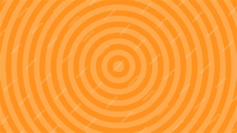 Premium Vector Simple Light Orange Radial Circles Line Abstract Design Vector Background