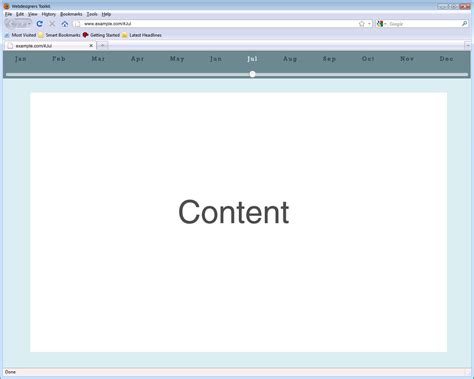 Ajax Using A Slider Control To Dyanimcally Load Pages Stack Overflow