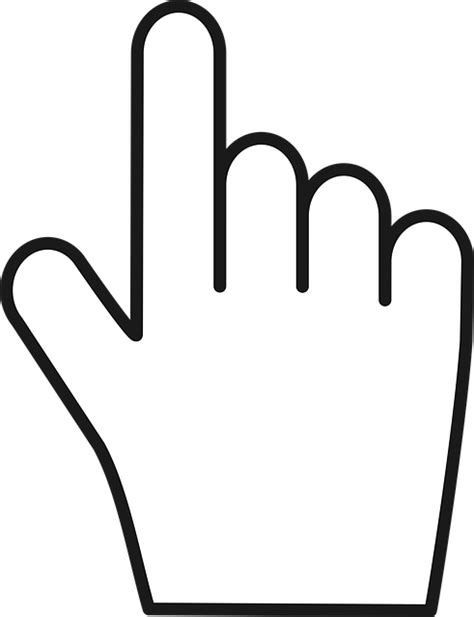 download hand click cursor royalty free vector graphic pixabay