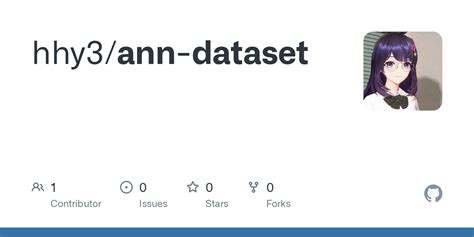 GitHub Hhy3 Ann Dataset