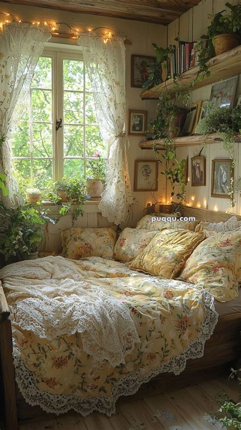 Cottage House Bed Forest Cottage Room Cottage Core Room With Loft