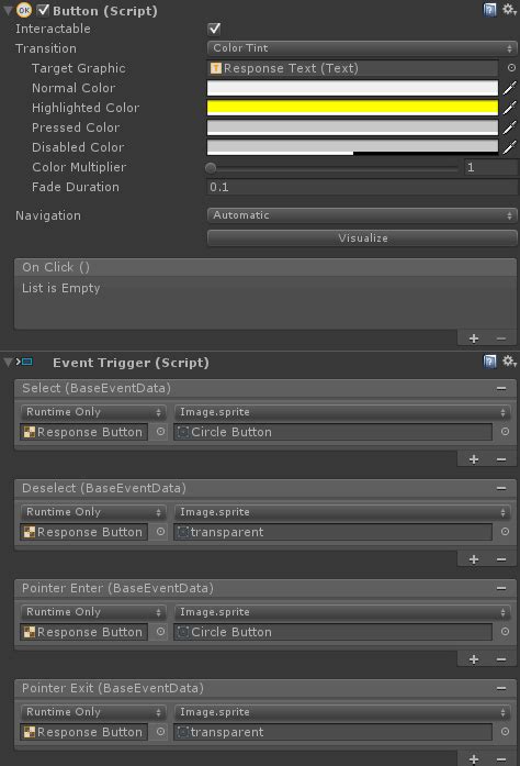 Best Way To Change Button Label Color Along With Button Sprite Unity Engine Unity Discussions