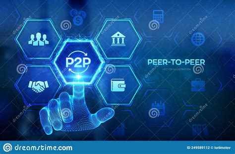 peer to peer p2p payment and online model for support or transfer