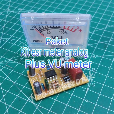 Analog Esr Meter Kit Package Plus Vu Meter Shopee Philippines
