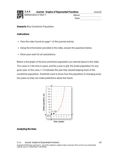 244 Journal Graphs Of Exponential Functions Journal 2004004