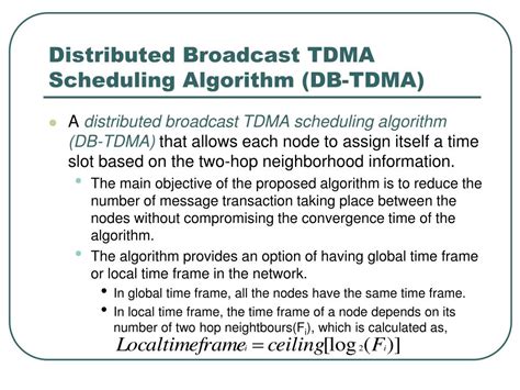 ppt tdma scheduling in wireless sensor networks powerpoint