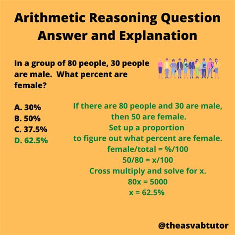 Solution To Yesterdays Arithmetic Reasoning Percentage Problem The Asvab Tutor