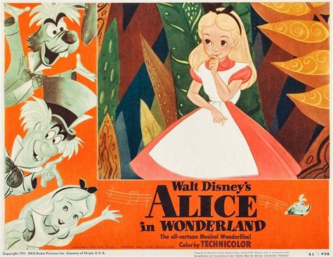 Alice In Wonderland Originele Filmposter