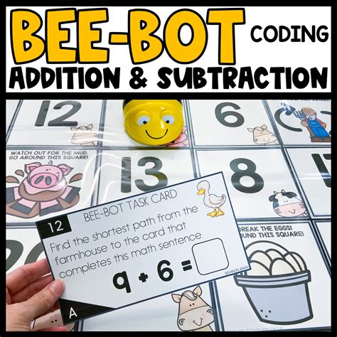 Bee Bot Coding Mat Addition And Subtraction We Are Better Together
