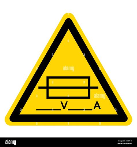 Fuse Writable Symbol Sign Isolate On White Background Vector Illustration Stock Vector Image