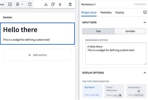 Workshop • Visualization Widgets • Markdown • Palantir