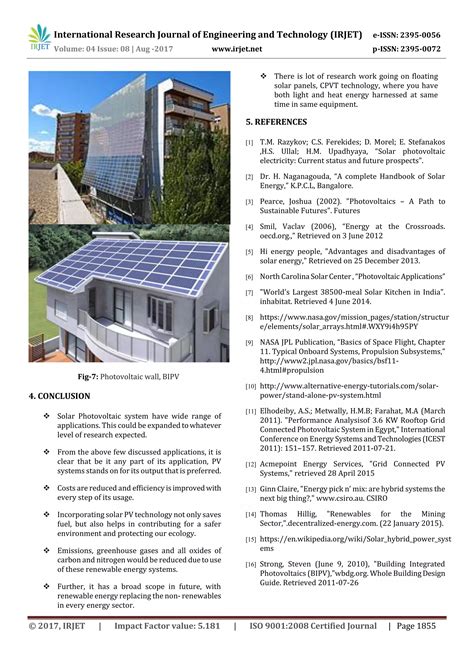 Solar Photovoltaic Systems Applications And Configurations Pdf