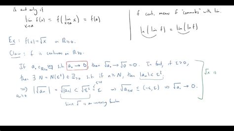 A Sequential Characterization Of Continuity Youtube