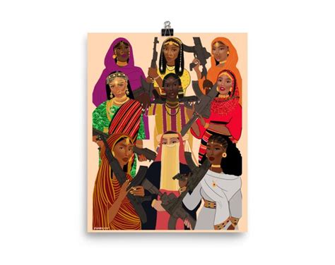 Eritrean Women Fighters X Tribes Poster Etsy