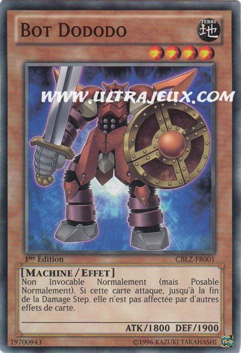 Carte Yu Gi Oh Bot Dododo [cblz Fr001]