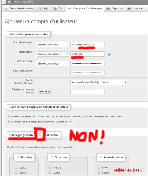 Mysql Bonnes Pratiques Créer Un Utilisateur 🍺🐬 Masamune Blog V4