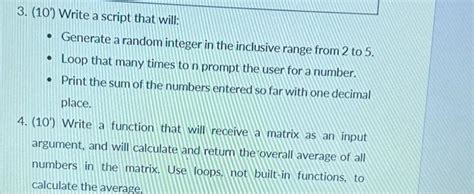Solved Explain Why The Following Code Would Result In Chegg