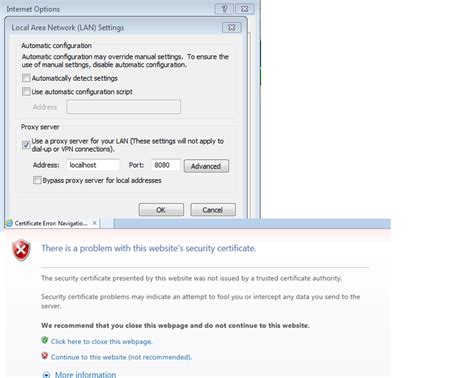 jmeter website s security certificate stack overflow