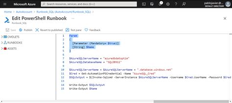 Adiciona Parámetros En Tareas Automáticas De Azure Sql Datoptim