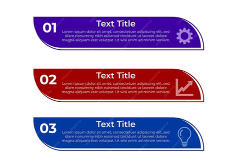 Premium Vector Vector 3 Steps Business Infographic Flowchart Template